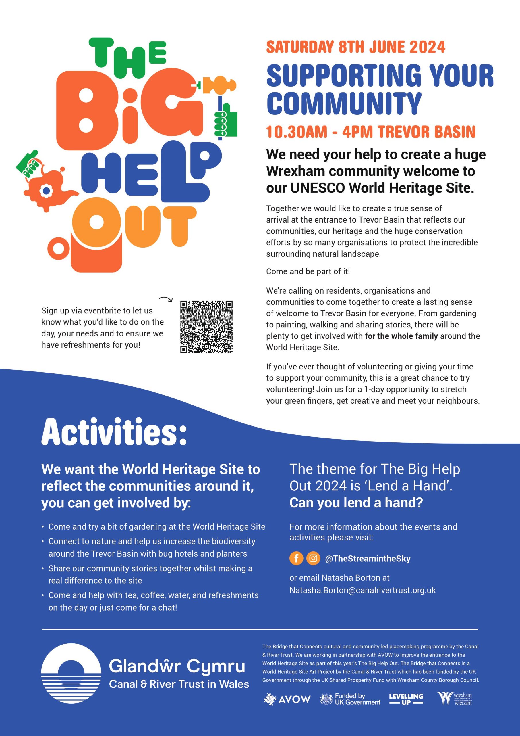 The Big Help Out - Pontcysyllte Aqueduct and Canal World Heritage site